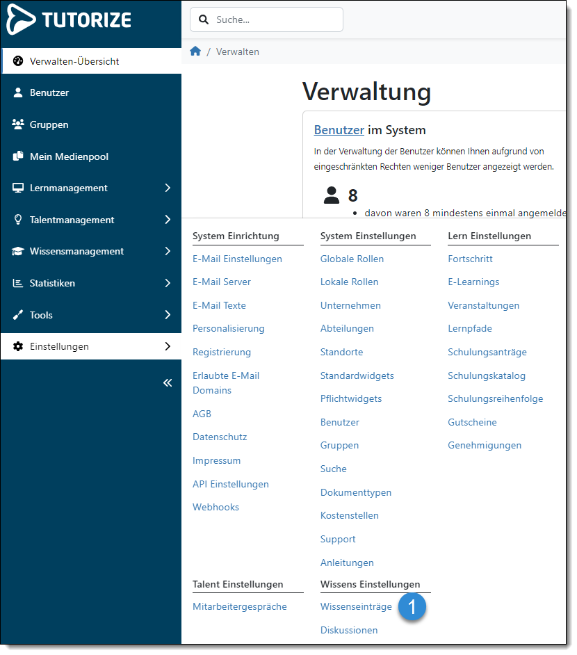 So stellen Sie automatische Prüftermine (Qualitätsmanagement) ein | TUTORize